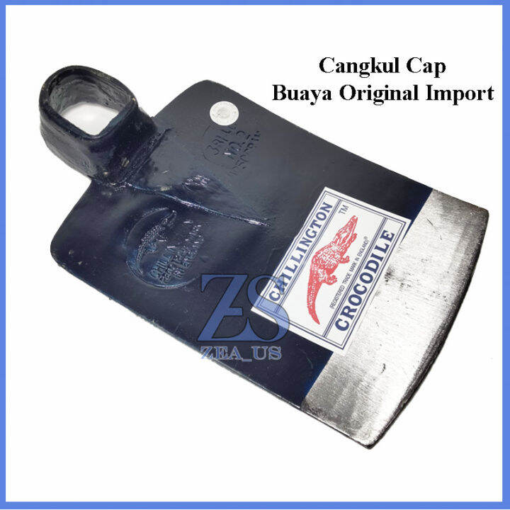 Cangkul Cap Buaya Asli - Cangkul Sawah Anti Lengket Crocodile Original ...