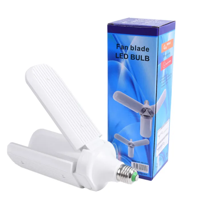 CM 45W 6500K AC170-265V Foldable Fan Blade LED Light Bulb | Lazada PH
