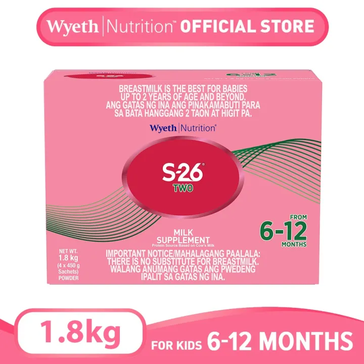 2022 S26® TWO Milk Supplement for 612 Months, Box 1.8kg | Lazada PH
