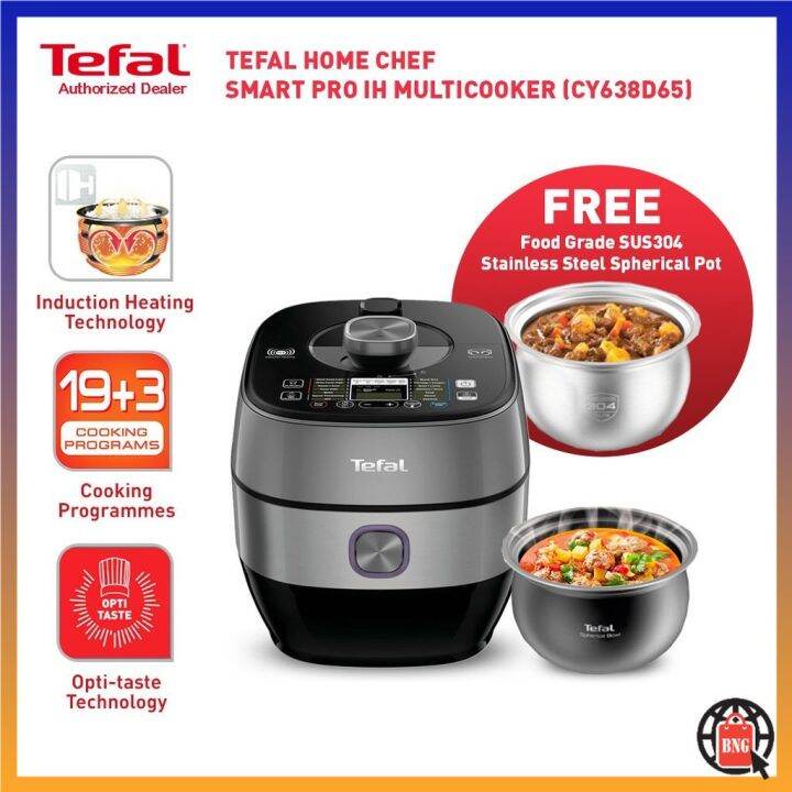 TEFAL Non Stick Home Chef Smart Pro Induction Hob Multicooker / Periuk ...