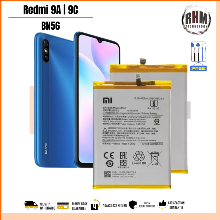 for Xiaomi Redmi 9A 9C (Battery model: BN56 5000mAh) Original Equipment ...