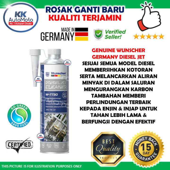 Diesel Conditioner Jet Cleaner Genuine Wunscher Germany W-7730 300mL ...