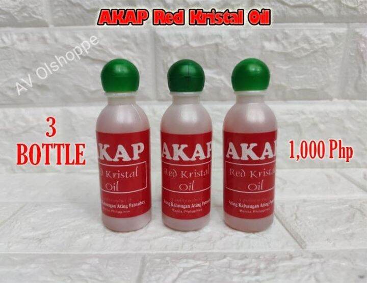 AKAP Red Kristal Oil (3 Bottle) | Lazada PH