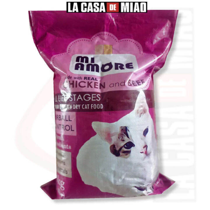 Mi Amore Cat Food | PRE-ORDER | Chicken and Beef | 10kg Original Sack ...