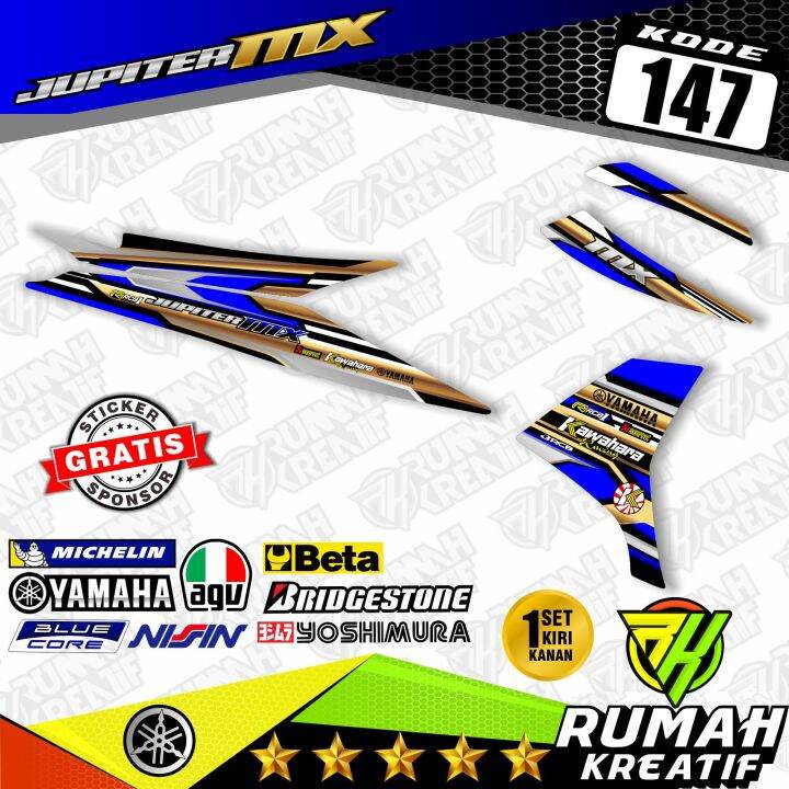 STRIPING Jupiter Mx 135 New 2011-2016 NJMX / EXCITER 135 Racing Special ...
