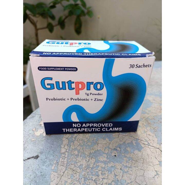 Trusted Store Gutpro 1g Probiotic Prebiotic Zinc (30 sachets) | Lazada PH