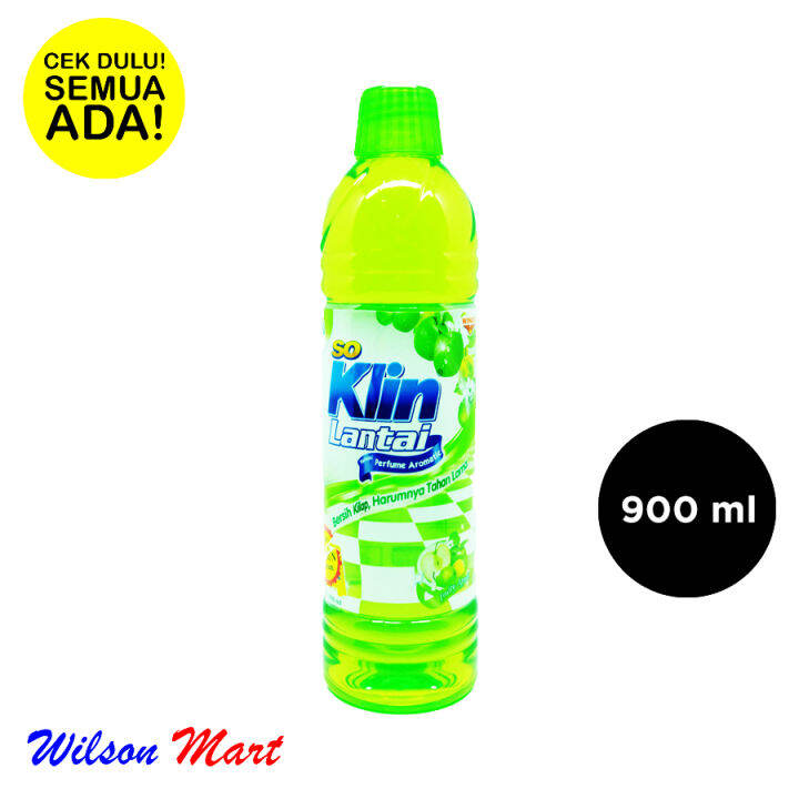 SO KLIN LANTAI HIJAU FRUITY APPLE 900 ML BOTOL | Lazada Indonesia