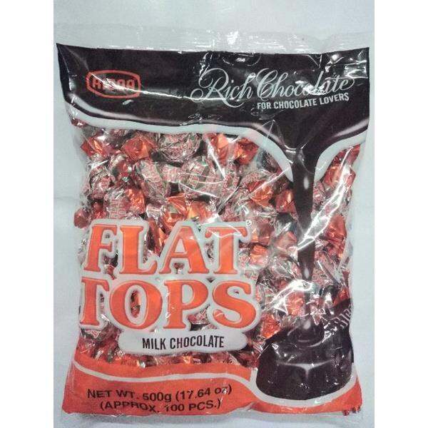 Flat Tops Milk Chocolate 500g x 100pcs | Lazada PH