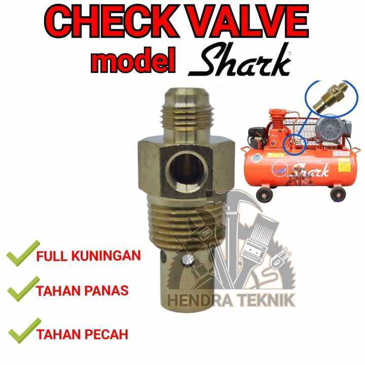 CHECK VALVE COMPRESSOR 1/4 PK SHARK NON RETURN COMPRESSOR SAMBUNGAN ...