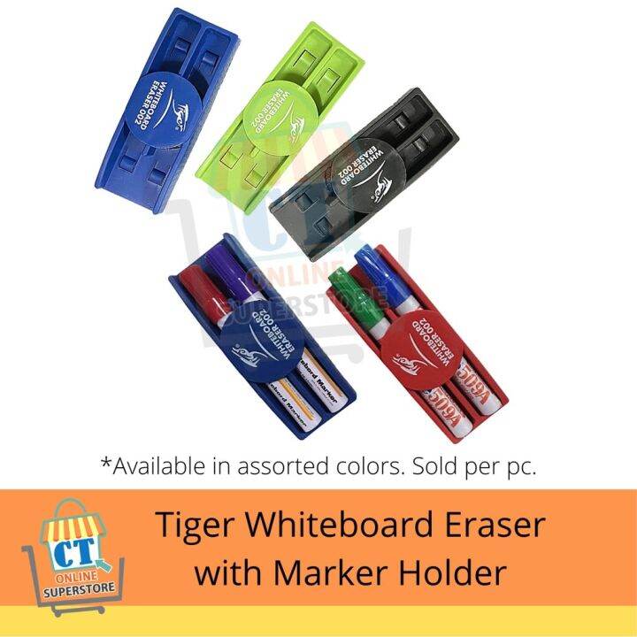 Tiger Whiteboard Eraser with Marker Holder per pc | Lazada PH