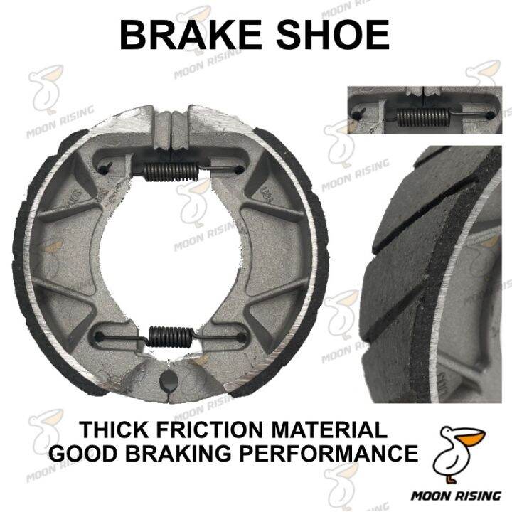 MOTORCYCLE BRAKE SHOE BARAKO/ TMX/ CT100/ RS100/ HD3/ XRM/ RUSI/ MIO ...