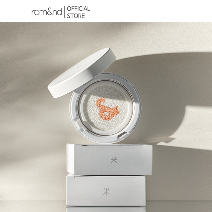 [rom&nd official] 🧂 BACK ME TONE UP SUN CUSHION | Lazada.co.th