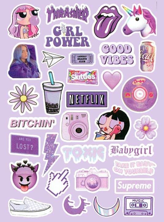 STIKER AESTHETIC TUMBLR - Anti Air - UNCUTTING - LUCU - Vol. 2 - Stiker ...