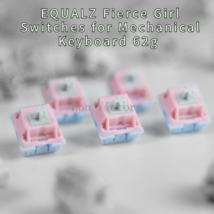EQUALZ Fierce Girl Switches for Mechanical Keyboard 62g Tactile ...