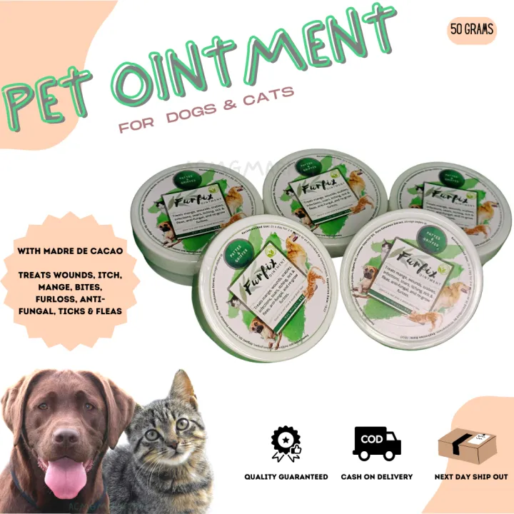 Furfix 50g Madre De Cacao Ointment for Dogs & Cats - Treats Mange ...