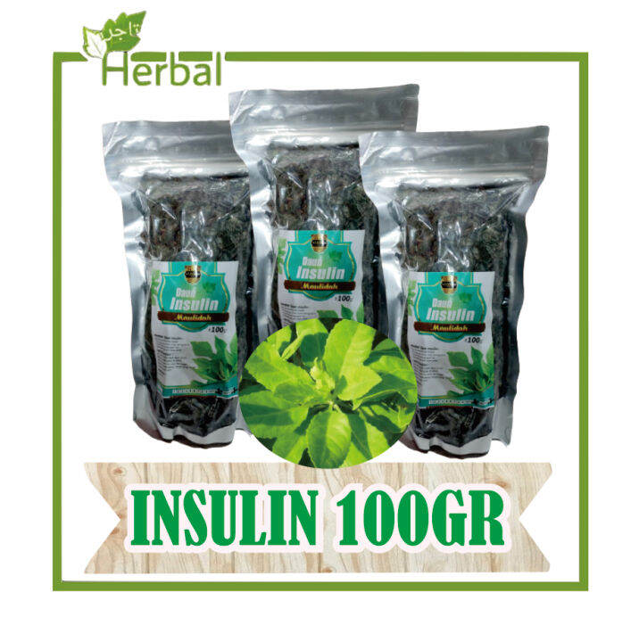 Teh DAUN INSULIN efektif atasi Diabetes Maulidah 100gr | Lazada Indonesia