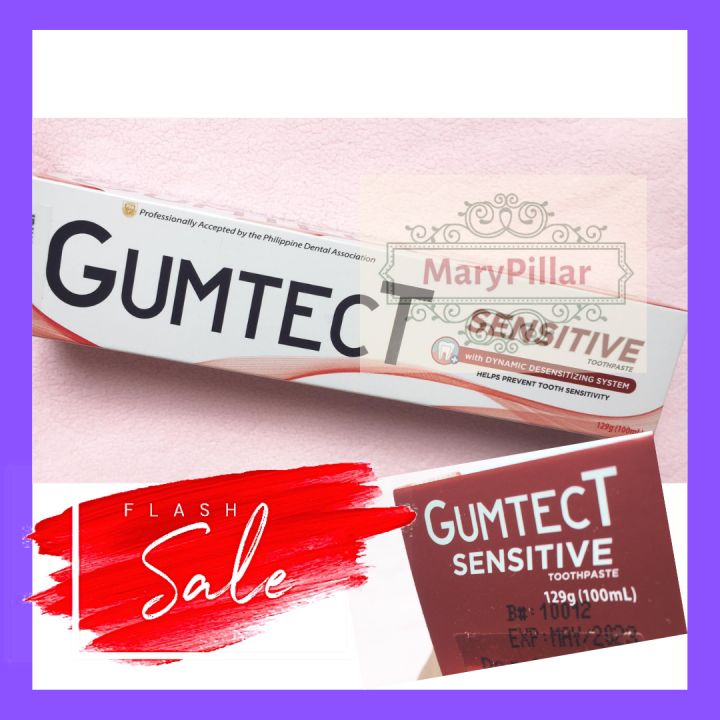 GUMTECT SENSITIVE TOOTHPASTE (100ML): ANTI CAVITY|DYNAMIC DESENSITIZING SYSTEM|STRENGTHEN GUMS ...
