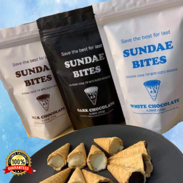 SUNDAE BITES 115g ( Dark Chocolate, Milk Chocolate, White Chocolate ...