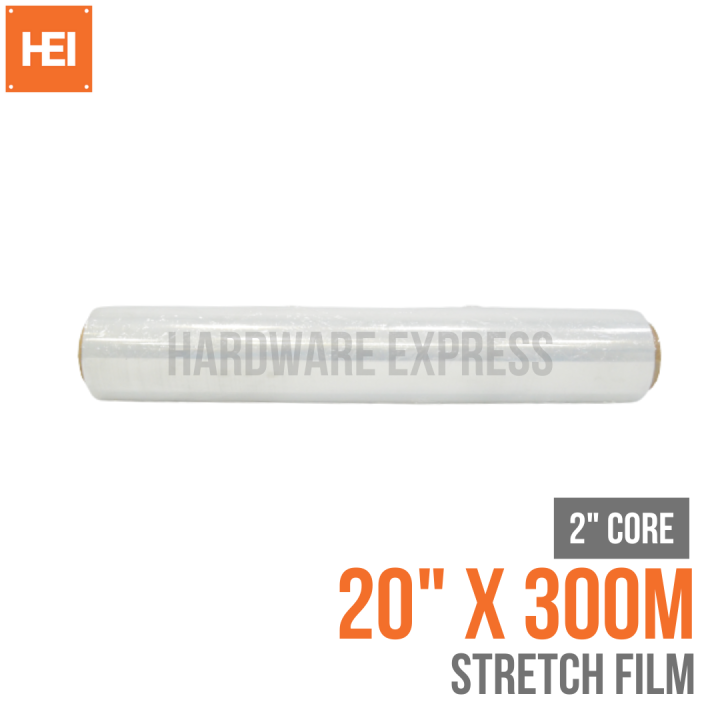 Stretch Film / Cling Wrap 23mic Thick for Packaging 20" / 500mm (in 300 ...