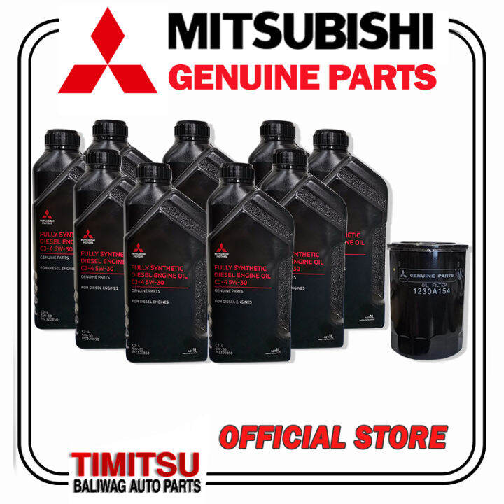 CHANGE OIL BUNDLE DIESEL CJ-4 5W-30 FULLY SYNTHETIC PAJERO SPORT ...