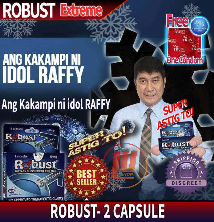 Robust Extreme 2 Capsules For Men Adult With Condom Lazada Ph