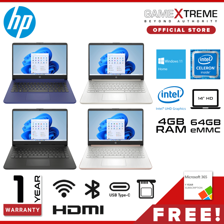 HP Laptop 14 FHD Dual-core Celeron N4020 Intel UHD 600 4GB RAM 64GB ...