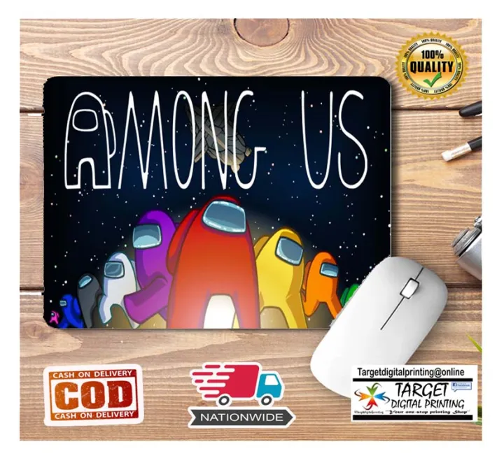 Among Us I 5mm Thick Mouse Pad I High Quality Prints I Among Us Design ...