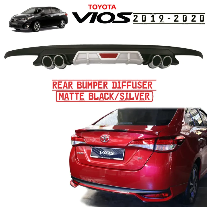 Toyota Vios 2019-2020 XLE E J G Variant 4th Gen Rear Bumper Lip ...