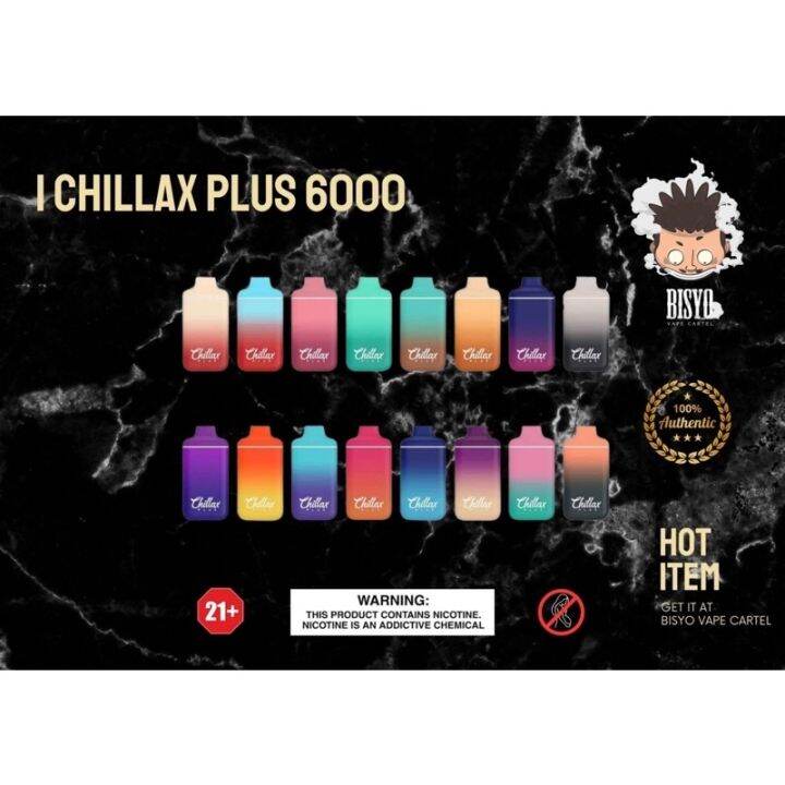 [LEGIT] CHILLAX PLUS 6000 | Lazada PH