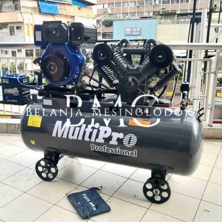 Kompresor 10 HP 12 BAR Multipro + Engine diesel stater FAW-FW | Lazada ...