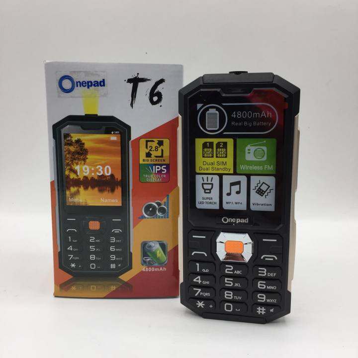 Onepad Military T6 Basic Phone keypad with Light Camera Radio ...