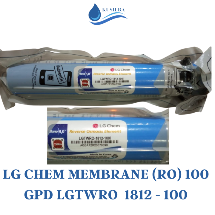 LG CHEM - MEMBRANE REVERSE OSMOSIS (RO) 100 GPD LGTWRO - 1812 - 100 ...