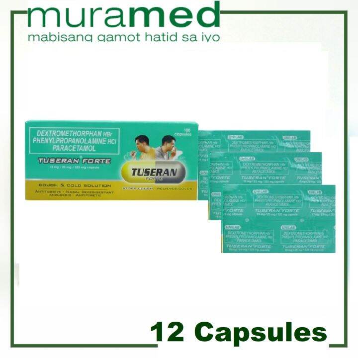 Tuseran Forte Capsule 12's | Lazada PH