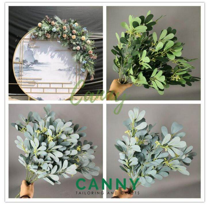 1 JAMBAK DAUN EUCALYPTUS 5 DAHAN UNTUK DEKO / PELAMIN,EUCALPTUS PLANT ...