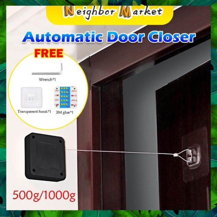 Automatic Door Closer Punch-Free Soft Close Door Closers For Sliding ...