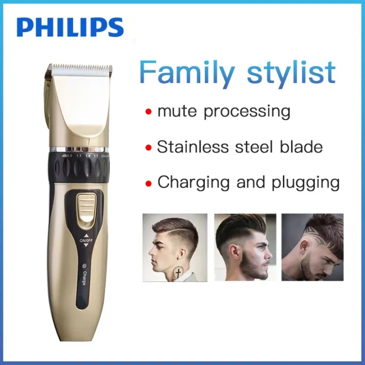 Professional Philips Hair Clipper Cut Machine Set Men Electric Trimmer ...