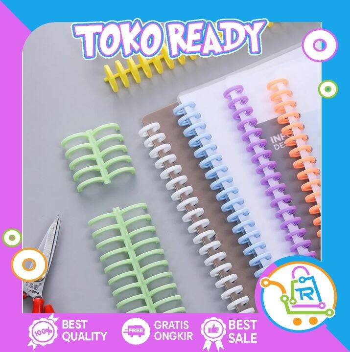 TR Ring Binder DIY/HARU Ring Binder Plastik Spiral 30 Lubang Untuk ...