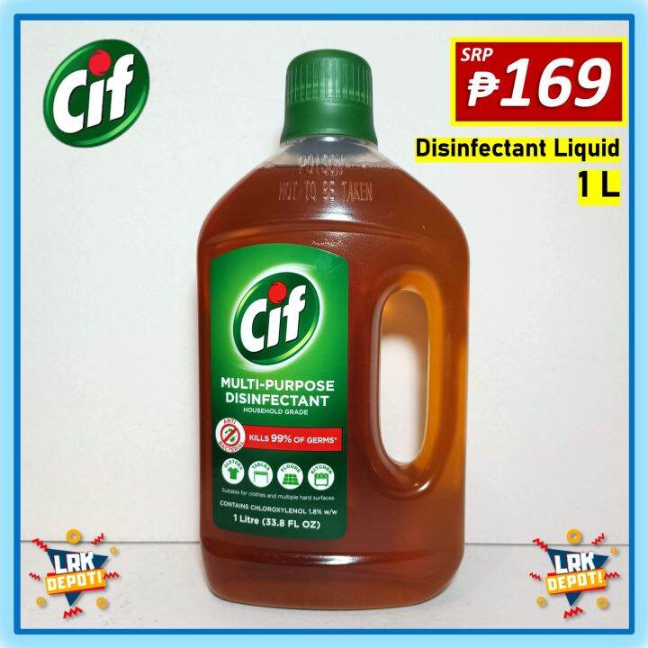 Cif Multi-Purpose Disinfectant Liquid Cleaner - 1 Liter (1L) | Lazada PH
