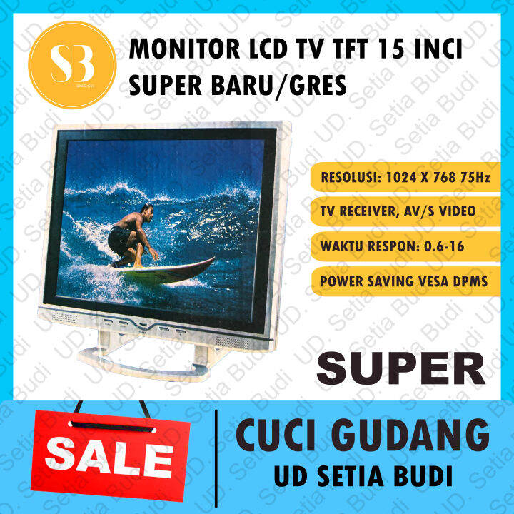 Monitor TV LCD TFT 15" Super Resolusi Tinggi Baru dan Murah | Lazada ...