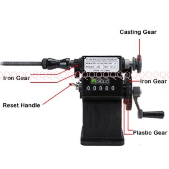 (IN STOCK)🔥Digital display metal gear manual rewinder/winding machine ...