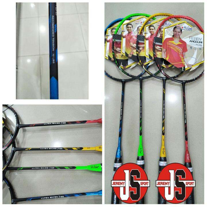 Raket Badminton Hi-Qua Ultra Micro Series 32 Lbs Original | Lazada ...
