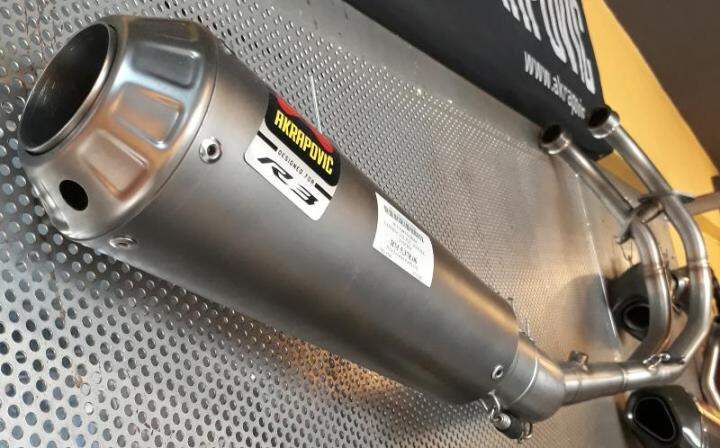 Akrapovic Full System Racing Line Exhaust for Yamaha YZF R25 R3 | Lazada