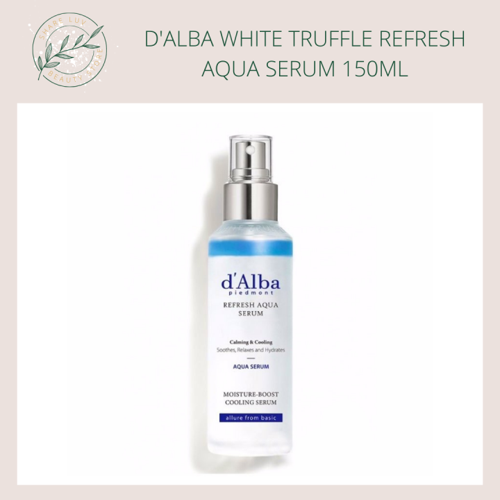 [Ready Stock] d'Alba White Truffle Refresh Aqua Serum 150ml Dalba 清爽补水喷雾 | Lazada