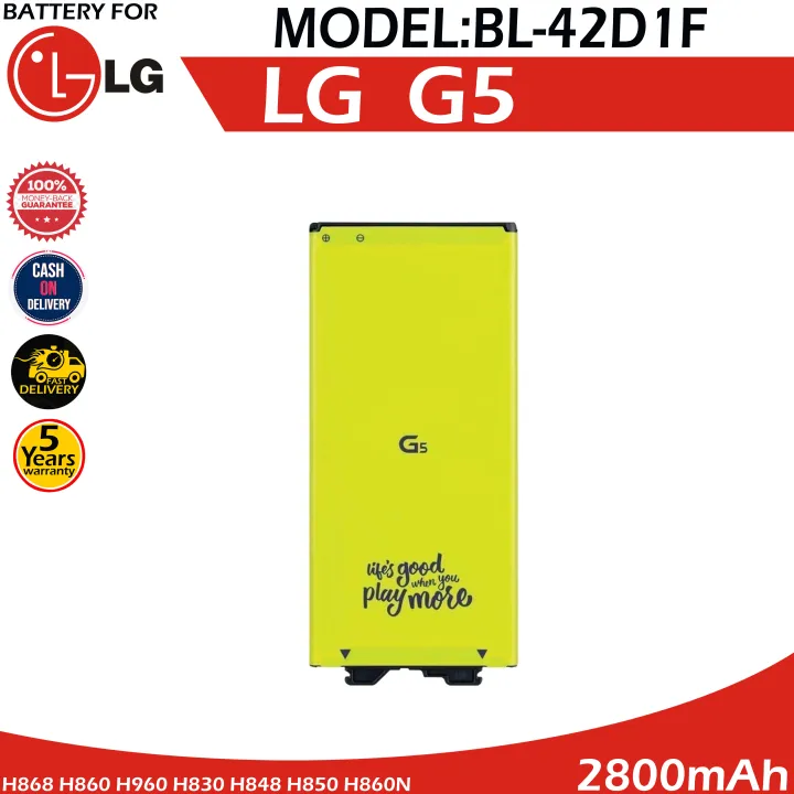 LG G5 BL-42D1F Battery Model VS987 US992 H820 H850 H868 H860 100 ...
