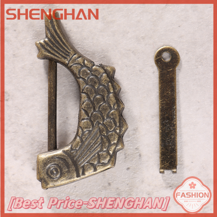SHENGHAN Chinese Vintage Antique old style excellent Brass Carved Word ...