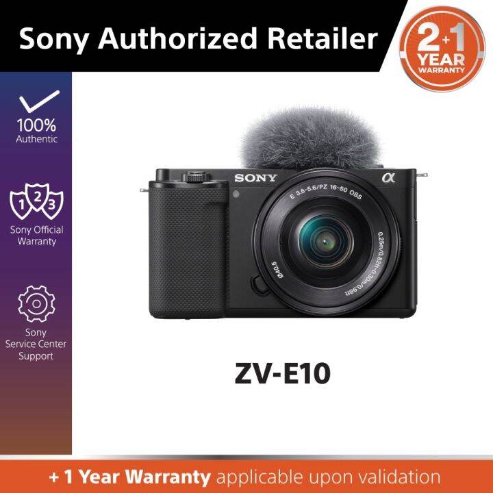 Sony ZV-E10 ZVE10 Alpha E-mount Camera w/APS-C Sensor w/16-50mm Power Zoom Lens | Lazada PH