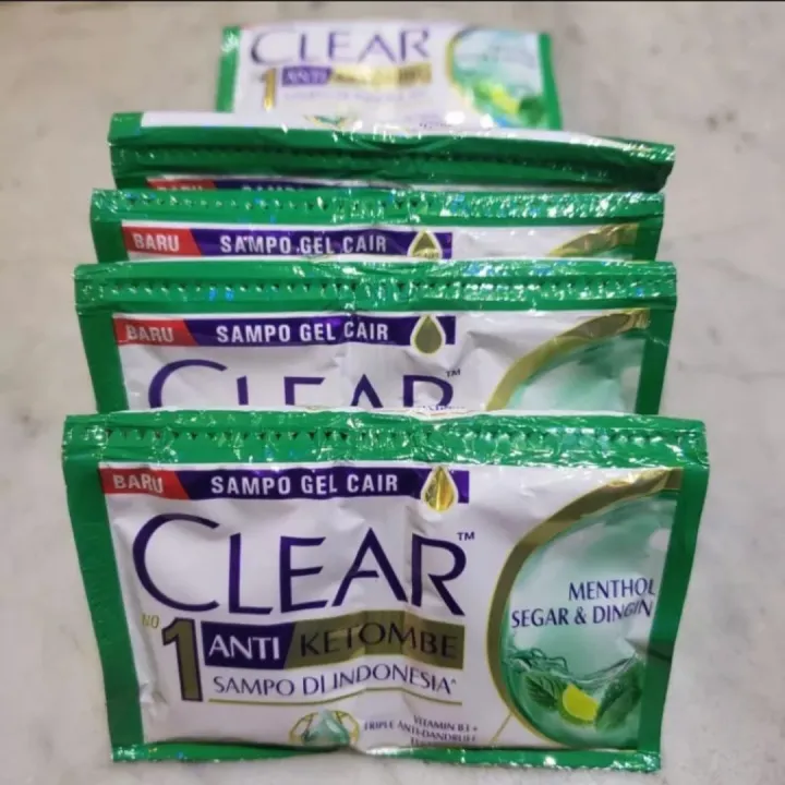 Clear Shampoo Sachet Kemasan Isi 12 Renceng (24 pcs) | Lazada Indonesia
