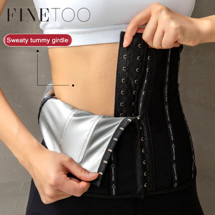 【Ready Stock COD】Sweat-burning Fat-burning Latex Waist Trainer Tummy ...