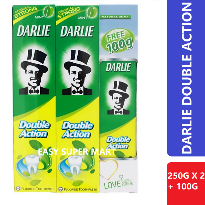 Darlie Double Action Toothpaste (250gx2 + 100g) | Lazada Singapore
