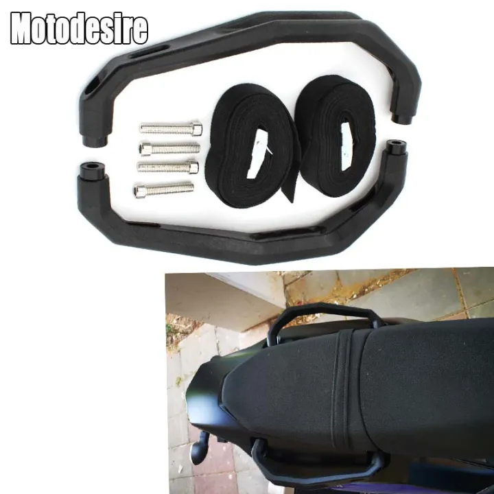 Motorcycle Passenger Rear Grab Handle Seat Hand Handle luggage Grab Bar ...